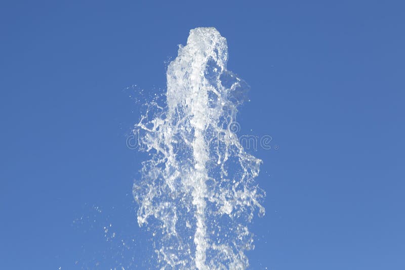 Artesian Clean Water.Extraction of Artesian Water from a Well Stock ...