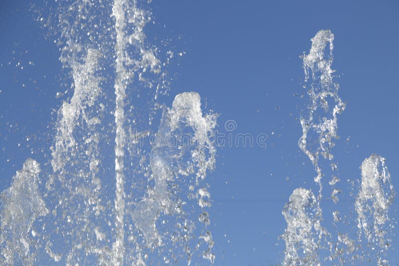 Artesian Clean Water.Extraction of Artesian Water from a Well Stock ...