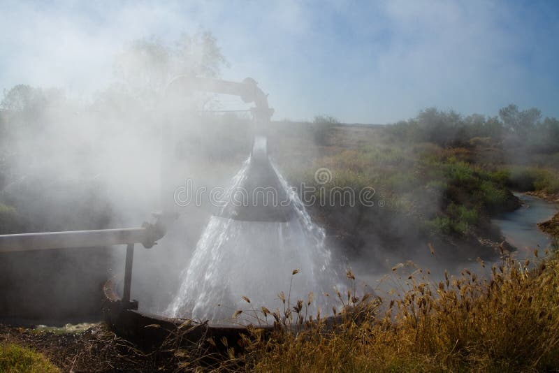 Artesische Waterput Met Houten Drijfas in Tuin Stock Afbeelding - Image ...