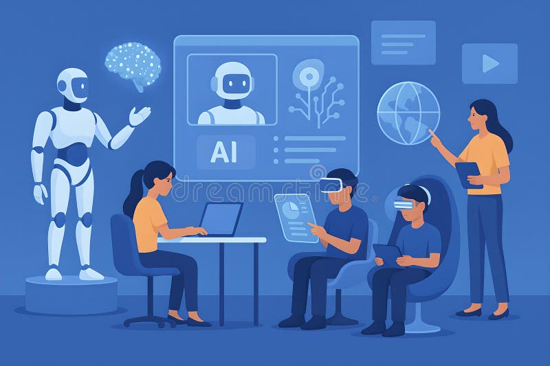 Artficial Intelligence Integration in Education Technology Stock ...