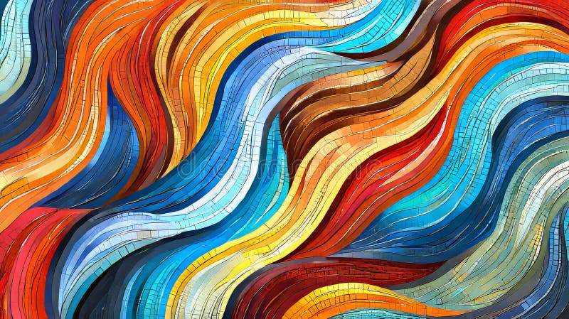 An Artful Combination of Color, Texture, and Design Stock Image - Image ...