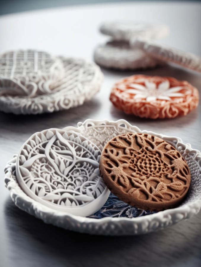 Artful 3D Printed Snacks Printed with Intricate Patterns and Delicate ...