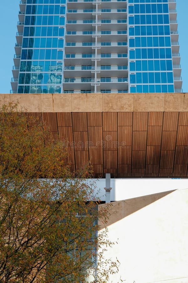 Artfully Designed Modern Buildings in Charlotte, North Carolina Stock ...