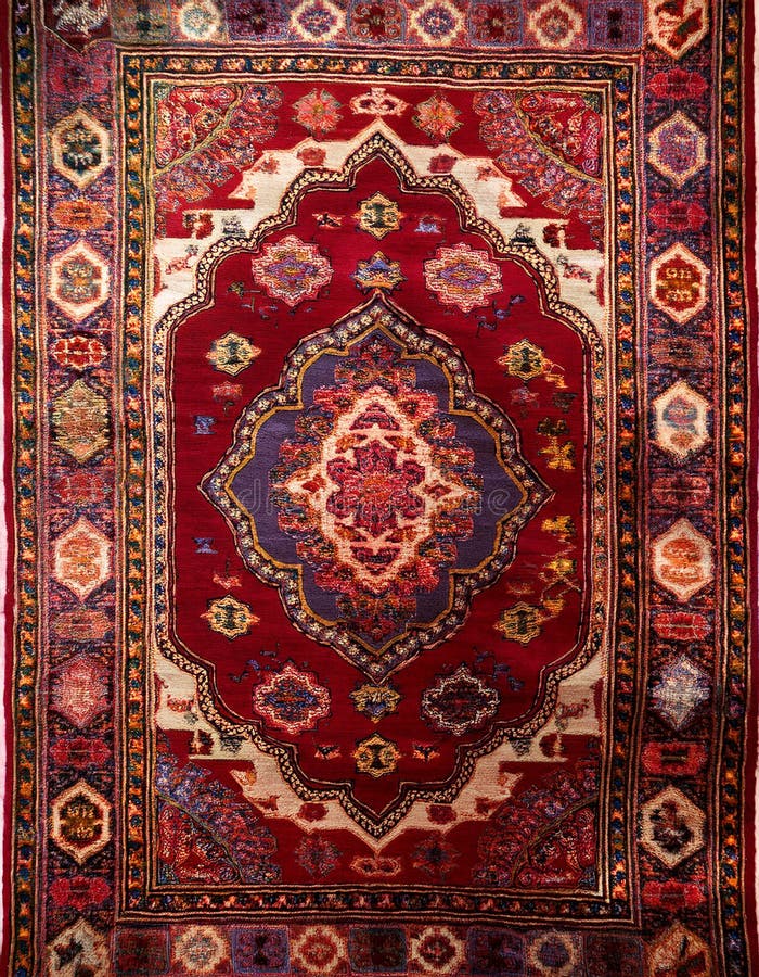 Handcrafted Persian Rug Showcasing Intricate Designs in Vibrant Colors ...