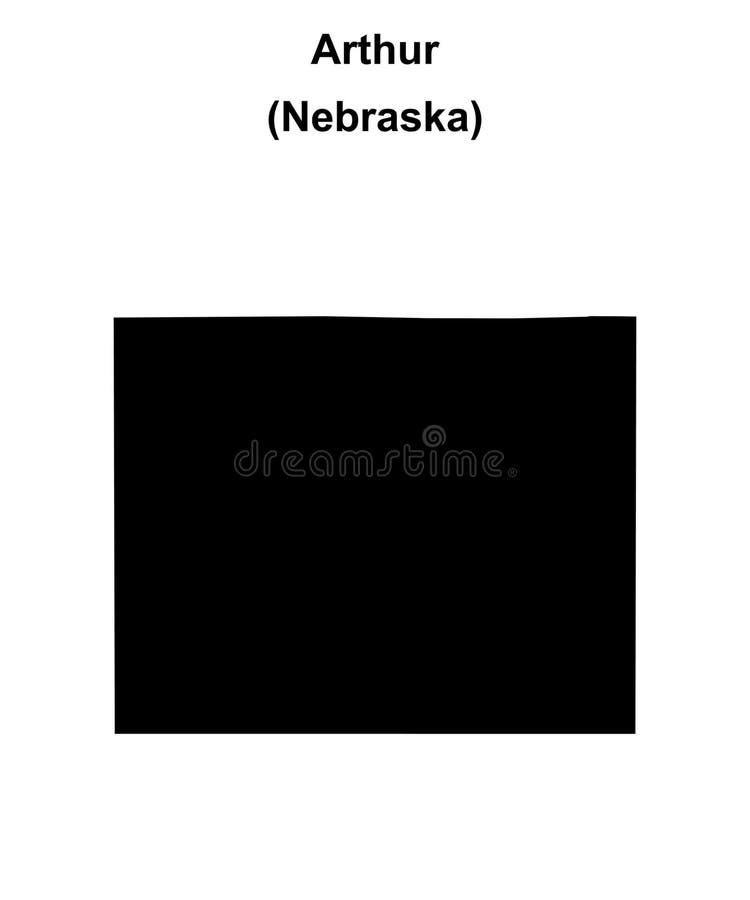 Arthur outline map stock vector. Illustration of arthur - 361725245