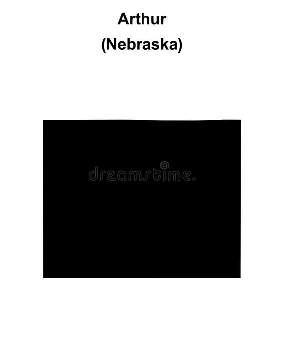 Arthur outline map stock vector. Illustration of arthur - 361725245