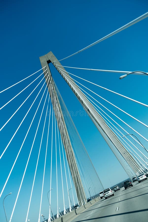 Arthur Ravenel Bridge, Charleston, South Carolina Editorial Image ...