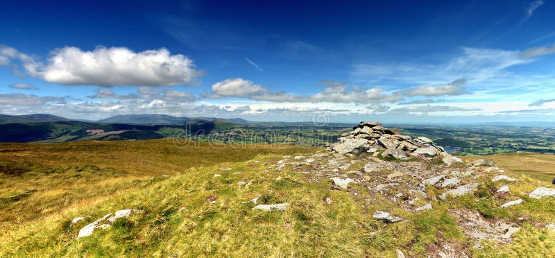 Arthur s Pike summit stock photo. Image of skiddaw, district - 76150678