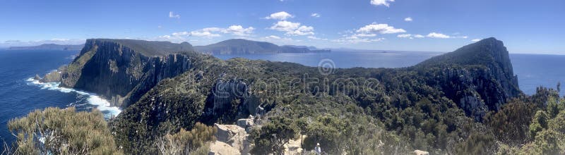 Arthurs peak stock photo. Image of trail, three, peninsula - 307946992