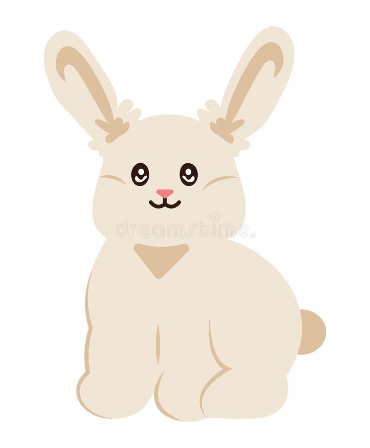 Artic animal rabbit stock vector. Illustration of isolation - 291089558