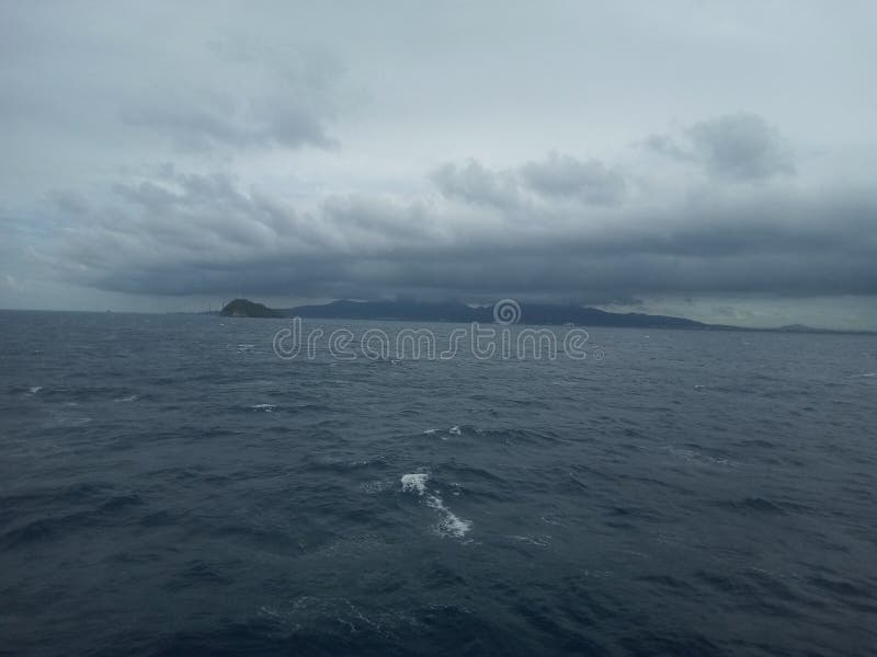 Artic Sea of selat sunda stock image. Image of boat - 263560629