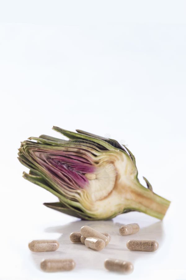 Artichoke Leaf Extract Capsules. Tablets, and Ampoules Stock Image ...
