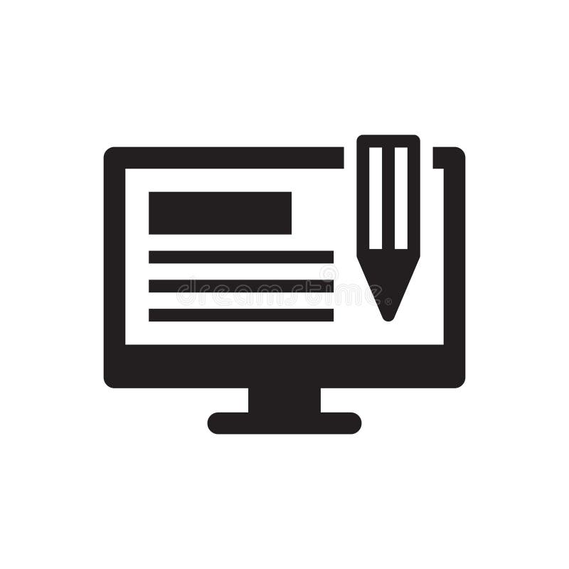 Article Blog Icon - Content Icon - Online Text Icon Stock Vector ...