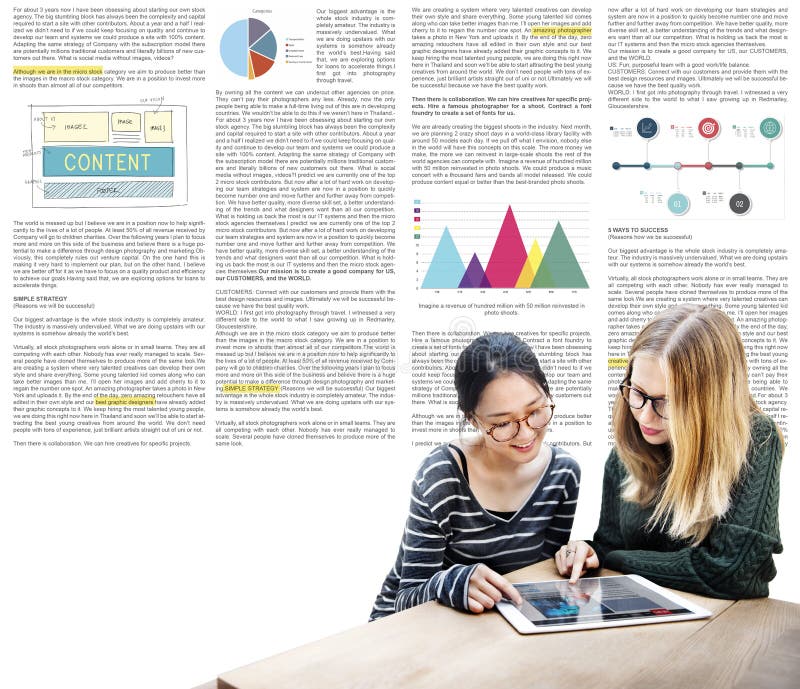 Article Business Information Vision Concept Stock Image - Image of ...