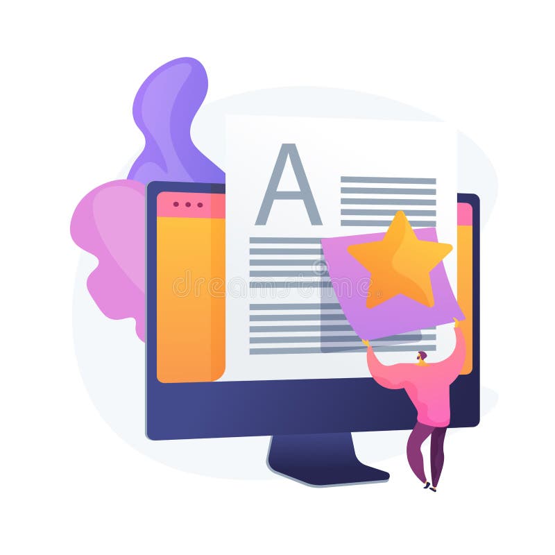 Article Evaluation Vector Concept Metaphor Stock Vector - Illustration ... Article Evaluation Vector Concept Metaphor Stock Vector - Illustration ...
