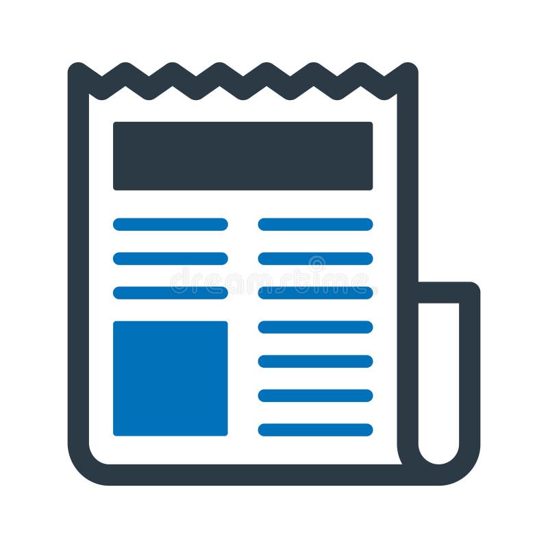 Article, Journal Vector Icon Which Can Easily Modify Stock Vector ...