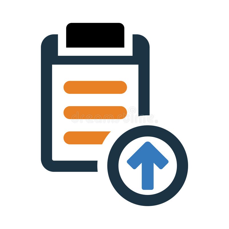 Article, Report, Upload, Article Upload Icon Stock Vector ...