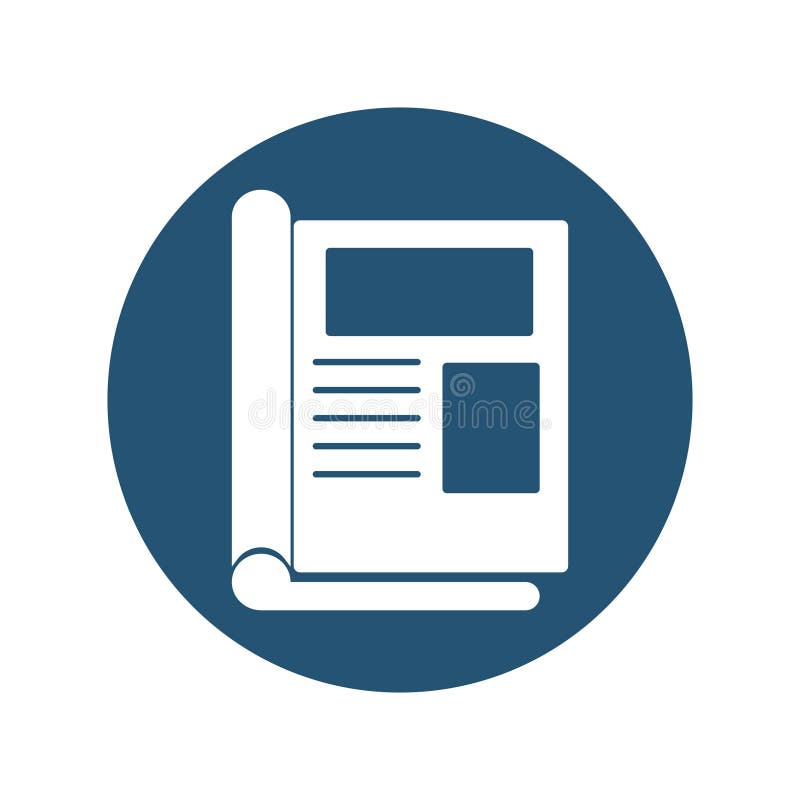 Article Writing Isolated Vector Icon that Can Easily Modify or Edit ...