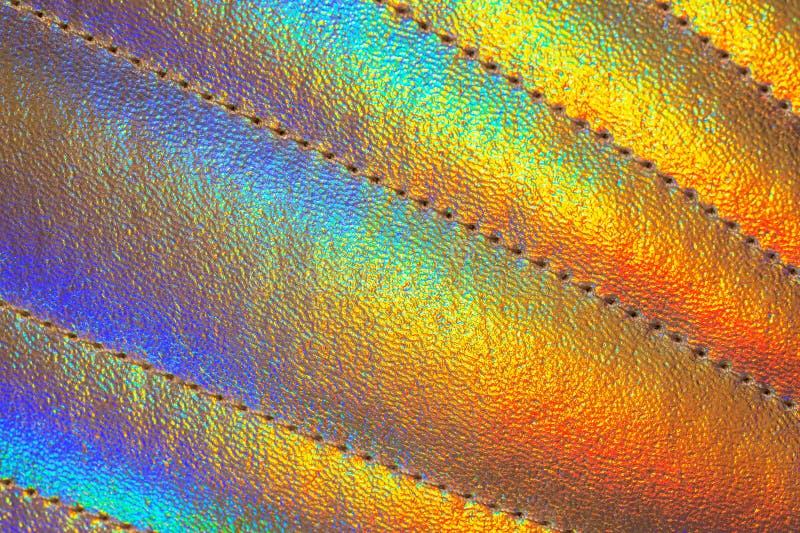 Artifical Surface with Iridescence Effect. Color Gradient Stock Image ...