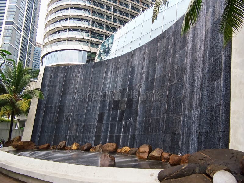 Artifical Waterfall in Colombo Stock Photo - Image of colombo, landmark ...