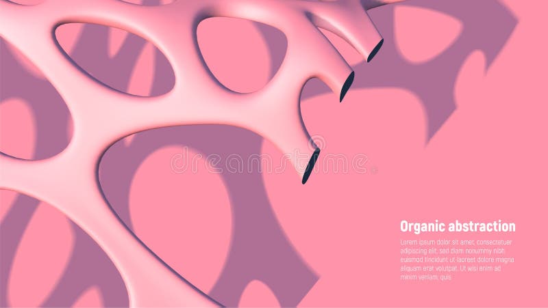 Artificial Biologic Fiber Background with Abstract Pink Mesh Stock ...