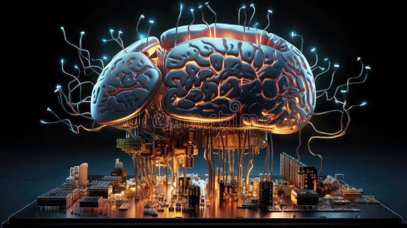 Supercomputer Brain Stock Illustrations – 602 Supercomputer Brain Stock ...