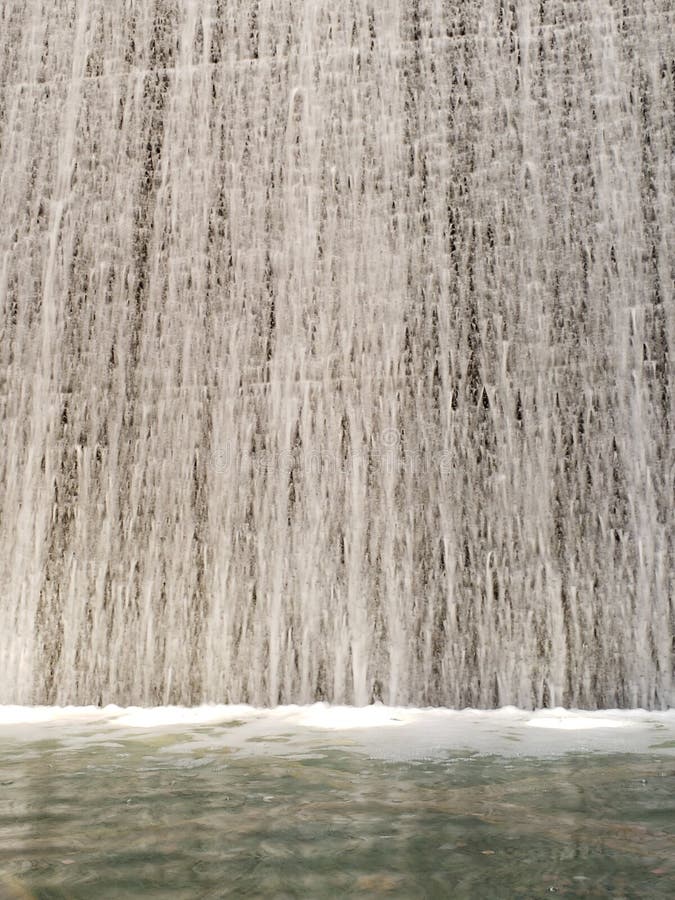 Artificial Cascade of Fresh Water in a Stone Wall for Exterior ...