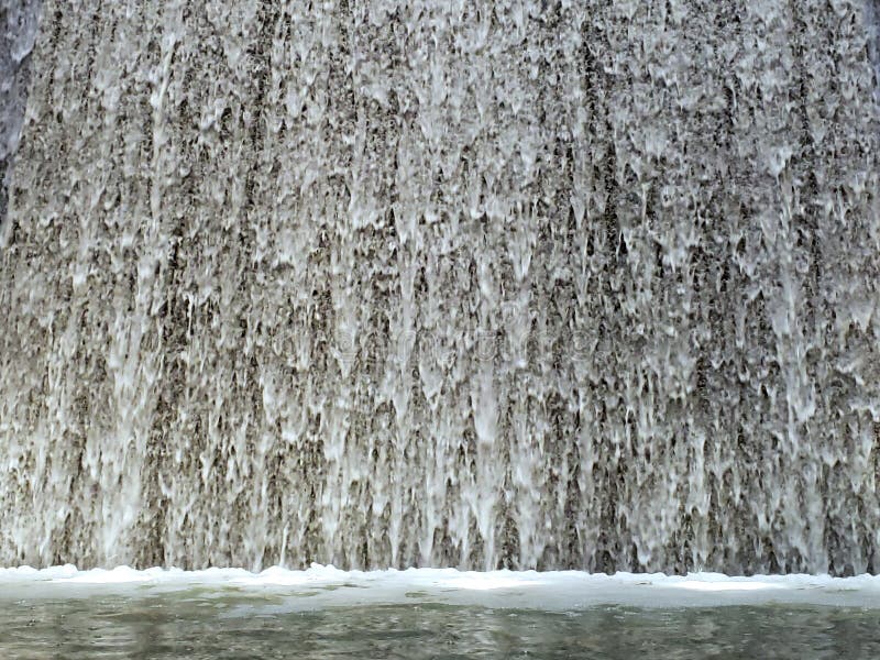 Artificial Cascade of Fresh Water in a Stone Wall for Exterior ...