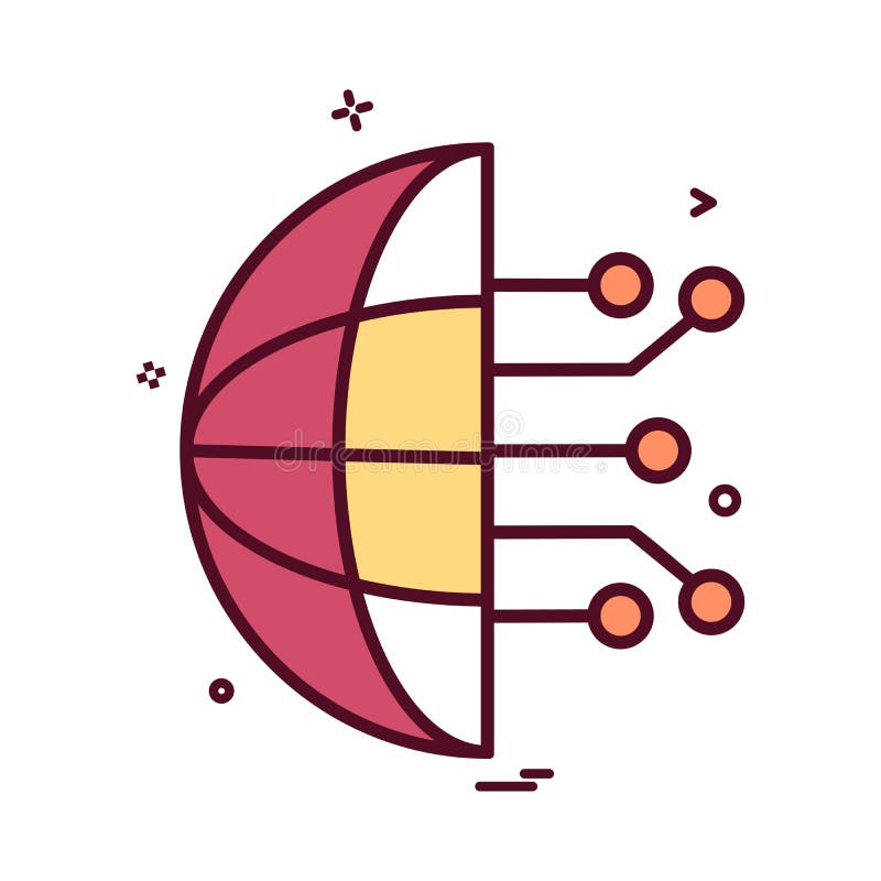 Artificial Circuit Intelligence Icon Vector Design Stock Vector ...