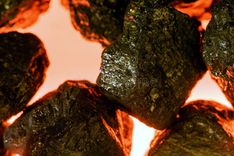 Artificial Coal and Fake Fire Stock Image - Image of decoration, blaze ...