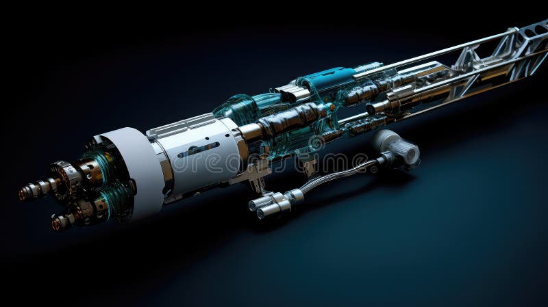 Artificial Complex Technology Stock Illustration - Illustration of ...