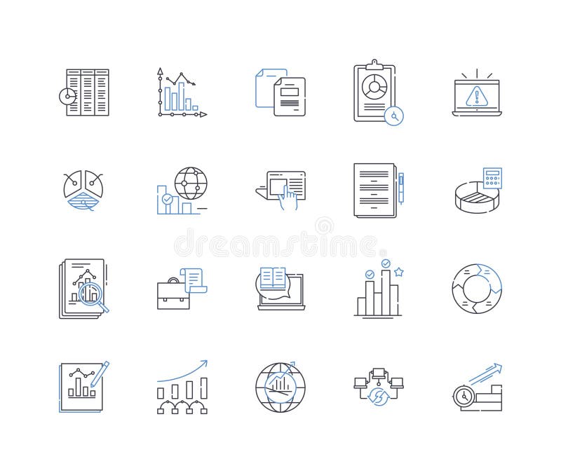 Artificial Computer Line Icons Collection Ntelligence Automation Robotics Algorithm