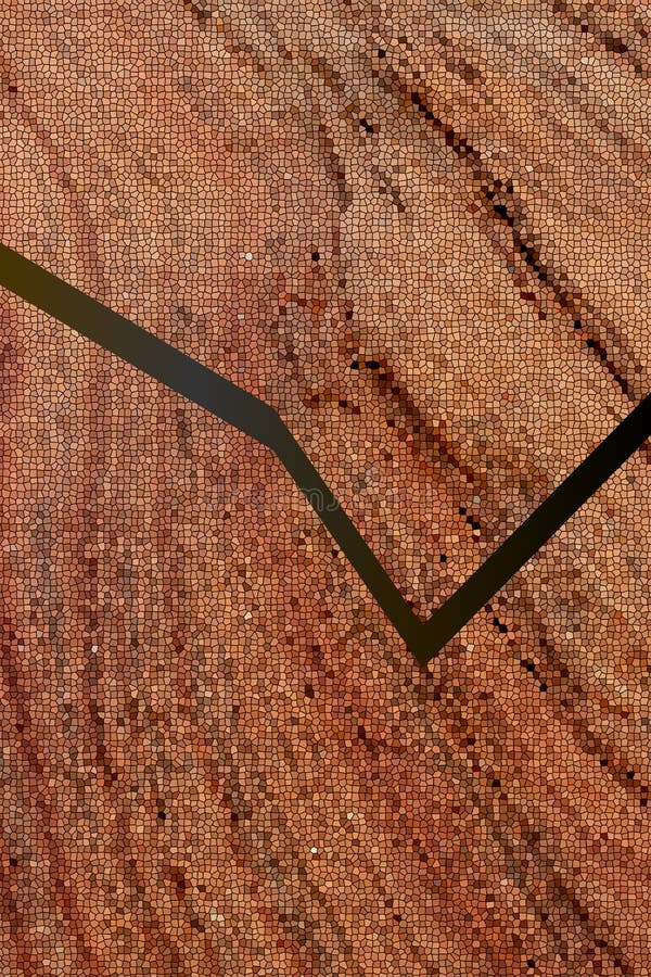 Artificial Fissure on the Rock Face, AZ .Everything Broken Down Stock ...