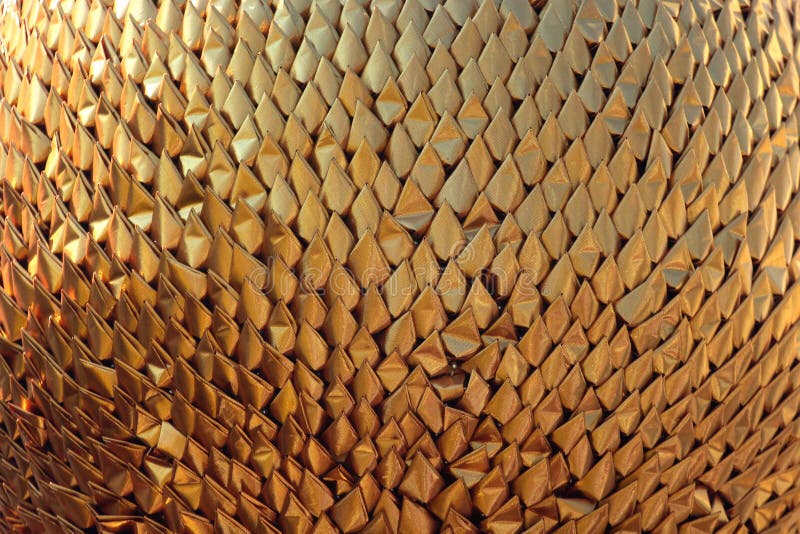 Artificial Flowers, Closeup Texture of Golden Petals Stock Image ...