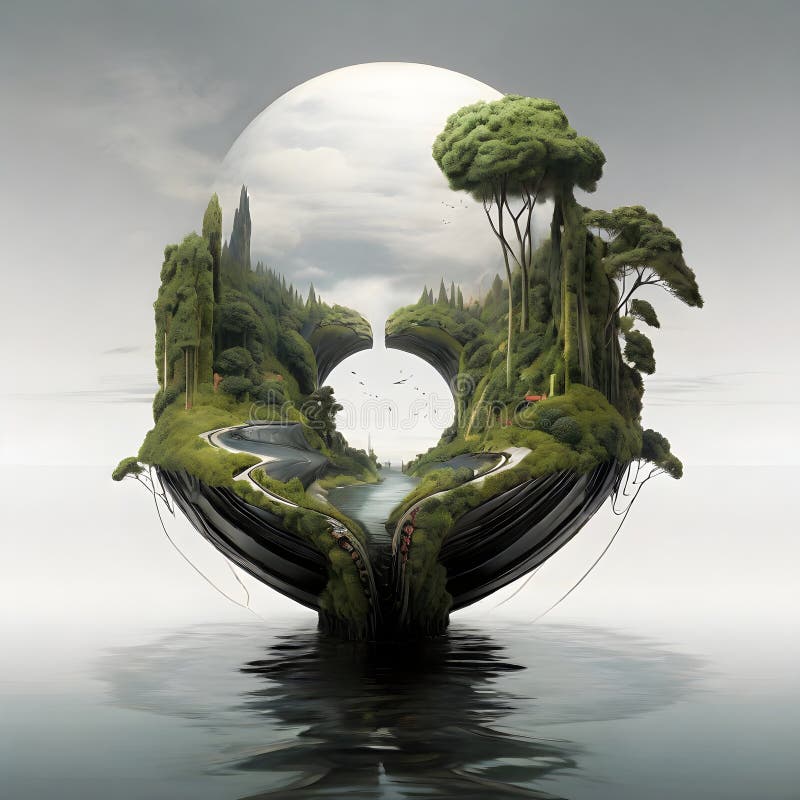 Artificial Future World Generative Ia Image Stock Illustration ...