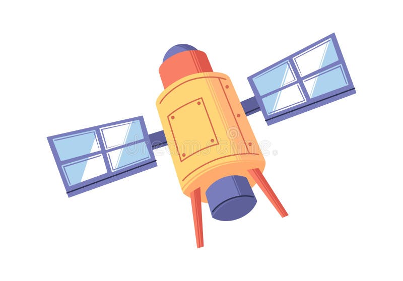 Artificial Galaxy Satellite Cosmic Technology Stock Vector ...