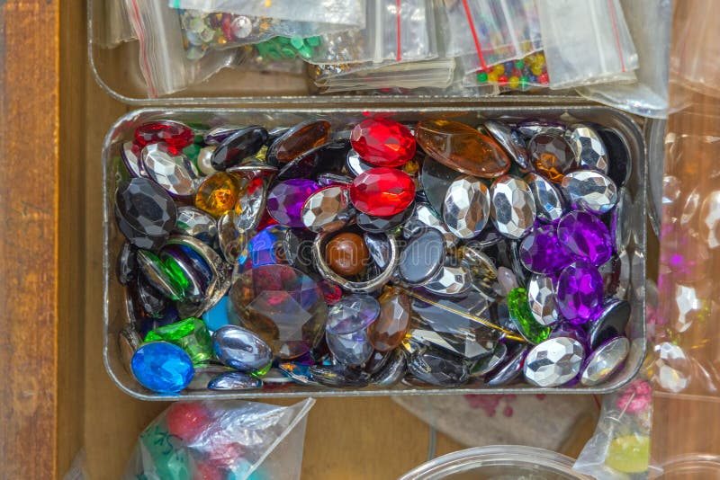 Diamonds Gems Box stock photo. Image of europe, fake - 244010648