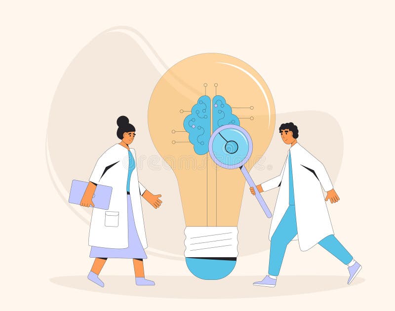 Artificial General Intelligence Research. AI Engineer and Coder Stock ...