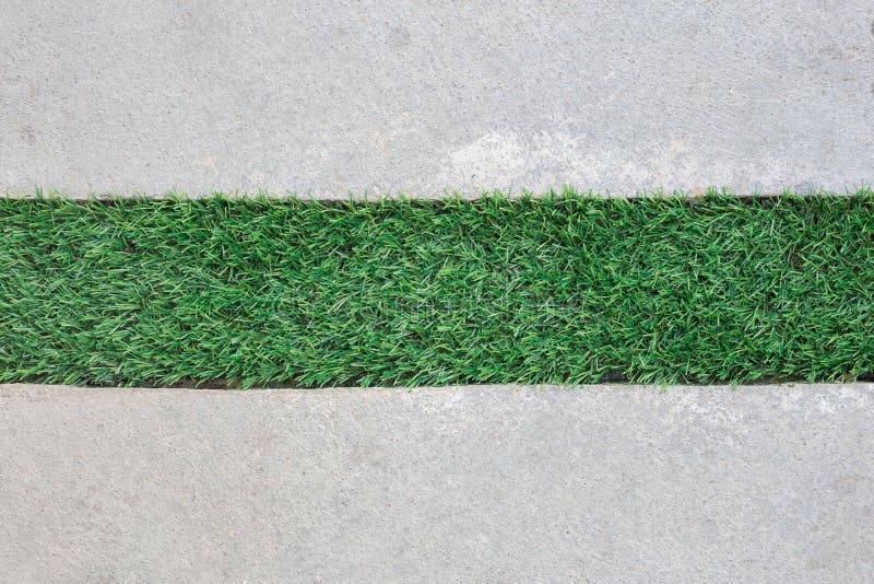 Artificial Grass And Concrete Floor Stock Image Image Of Gray Abstract 81692305