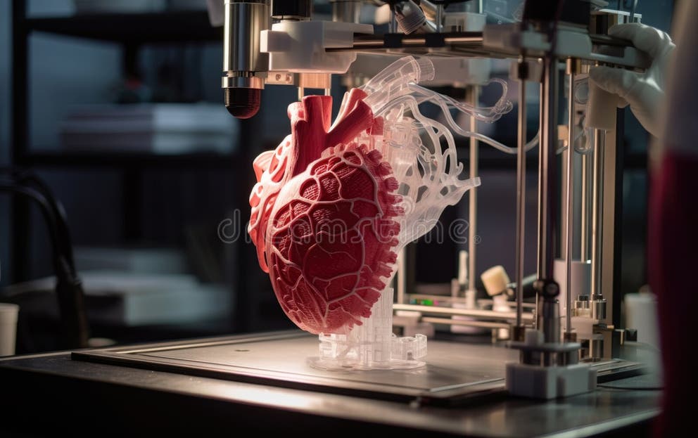 Artificial Human Heart 3d Printed with Biocompatible Materials ...