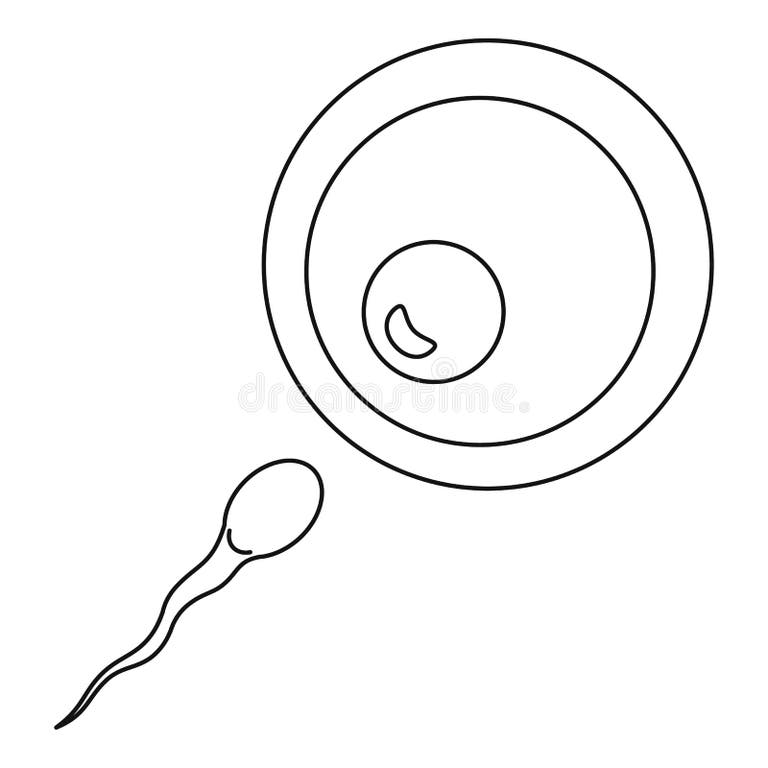 Artificial Insemination Icon, Outline Style Stock Vector - Illustration ...