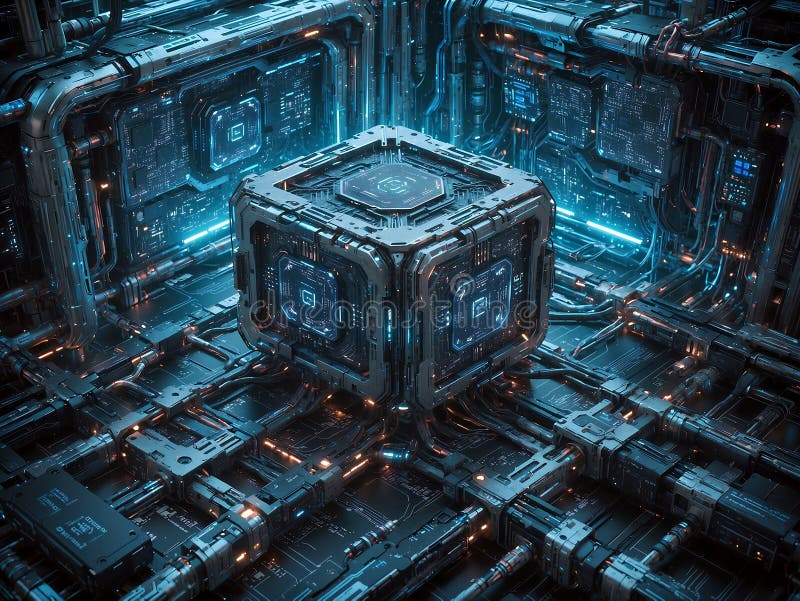 The Power Cube of Tomorrow S Tech. AI, Data Science, Digital Technology ...