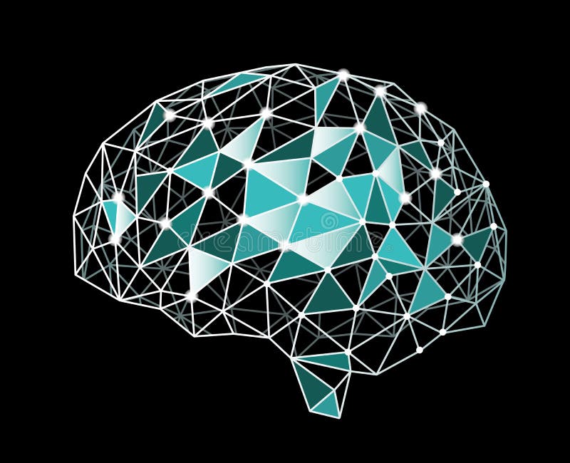 Artificial Intelligence Concept Vector Illustration Isolated on a White ...