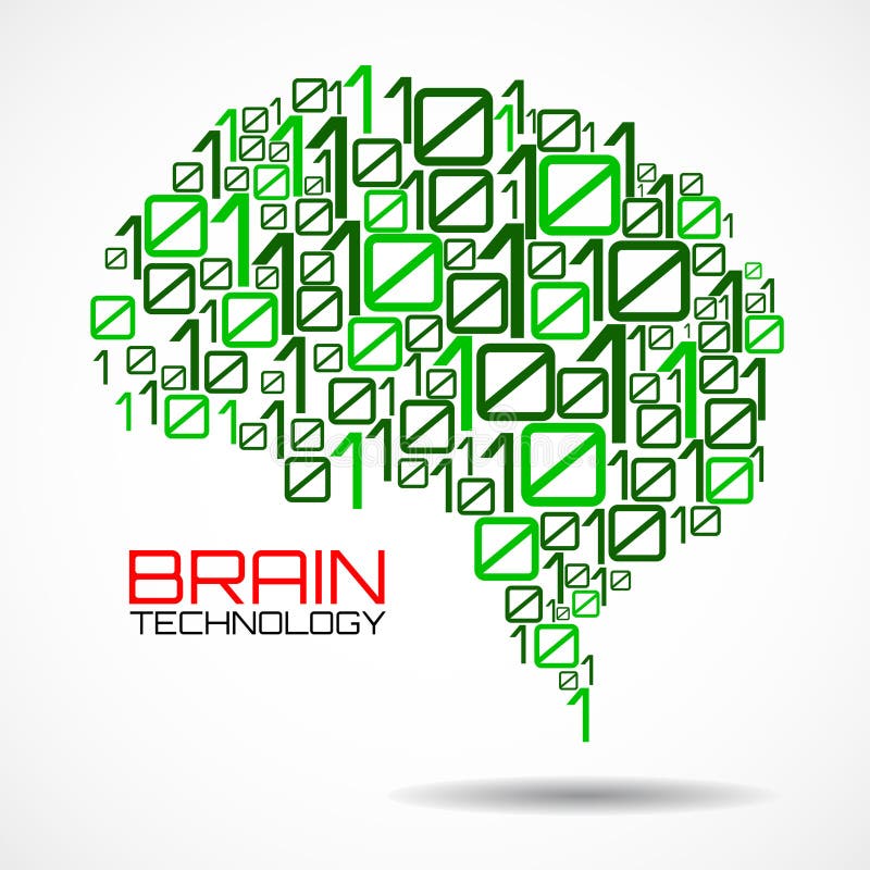 Computer Brain Binary Cyber Information Stock Illustrations – 6,226 ...
