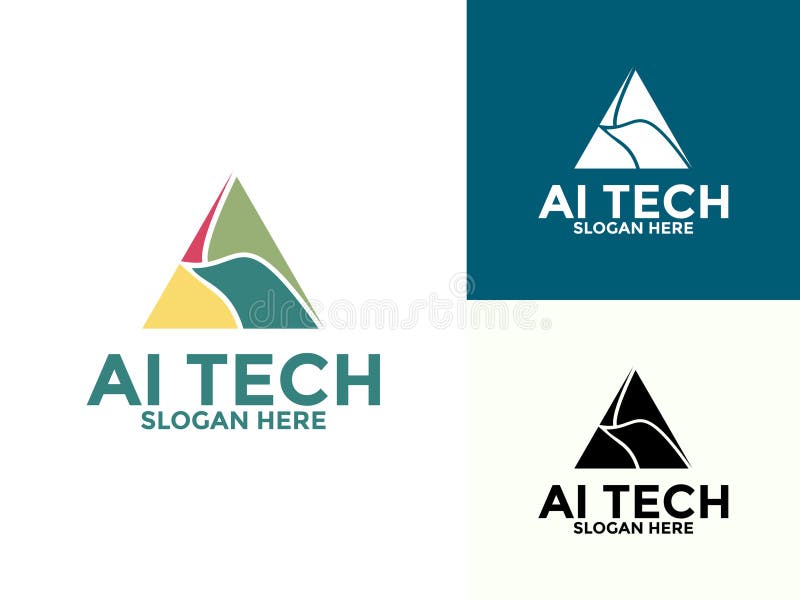 Abstract Technology Analysis Logo Vector Design Concept Stock Vector ...