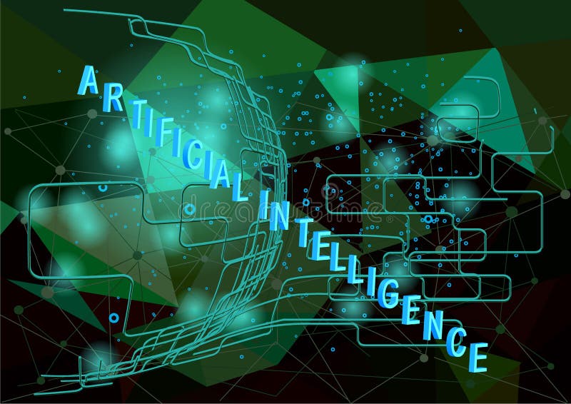 Artificial intelligence stock vector. Illustration of learning - 266527461