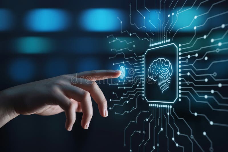 Artificial Intelligence Ai Brain Technology Digital Transformation ...