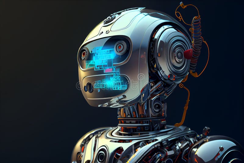 Artificial Intelligence Ai Chat Bot Idea.generative Ai Stock ...