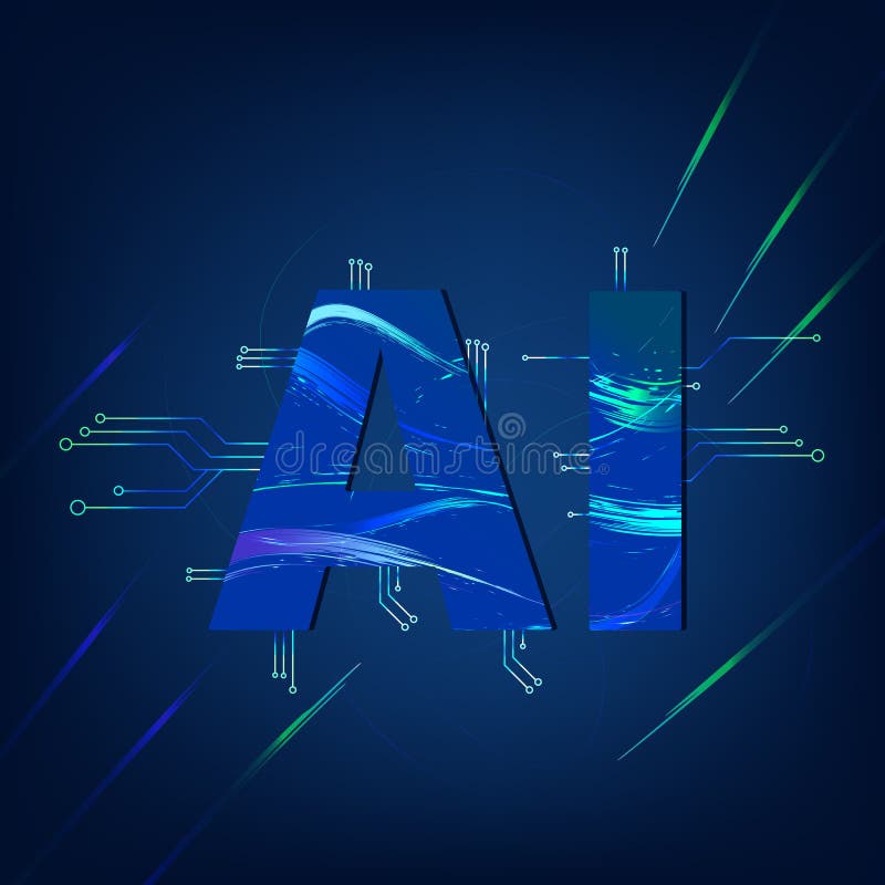 Artificial Intelligence. AI Letters. Vector Illustration. Stock Vector ... Artificial Intelligence. AI Letters. Vector Illustration. Stock Vector ...