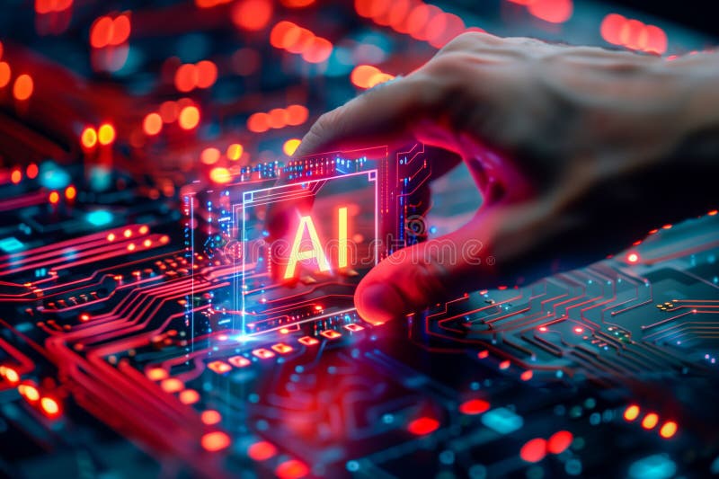 Artificial Intelligence AI Logo Business Technology Information ...